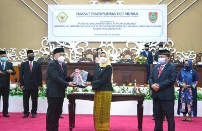 Setda Prov Kalteng - Pemprov Kalteng Raih Opini WTP Ketujuh Kali Berturut-Turut dari BPK