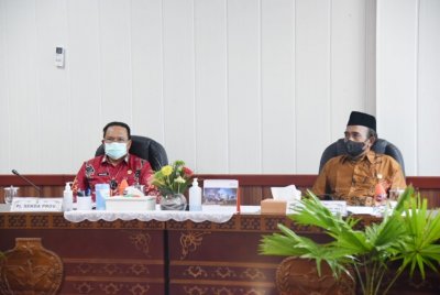 Setda Prov Kalteng - Pj. Sekda Kalteng Terima Kunjungan Reses Akhir Tahun Komite IV DPD RI