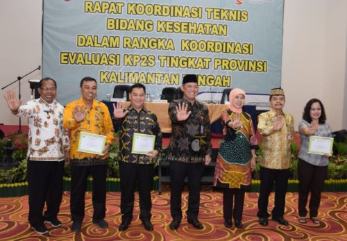 Setda Prov Kalteng - Rapat Koordinasi Teknis Bidang Kesehatan dalam rangka Evaluasi KP2S Tingkat ...