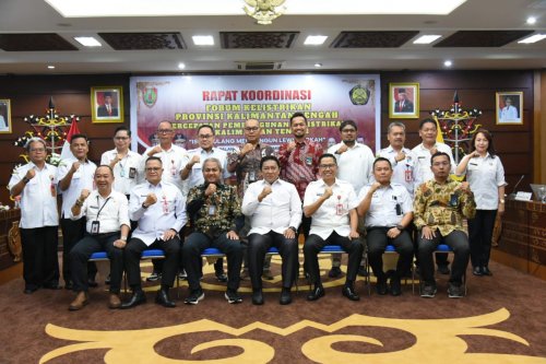 Setda Prov Kalteng - Wagub Kalteng Buka Rakor Forum Kelistrikan Provinsi Kalteng Tahun 2023