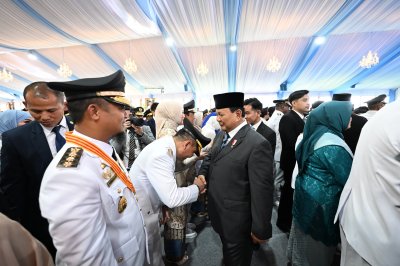 Setda Prov Kalteng - Agustiar Sabran dan Edy Pratowo Resmi Dilantik Presiden Prabowo Subianto ...