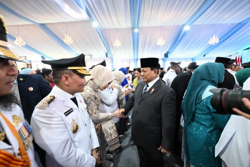 Setda Prov Kalteng - Agustiar Sabran dan Edy Pratowo Resmi Dilantik Presiden Prabowo Subianto ...