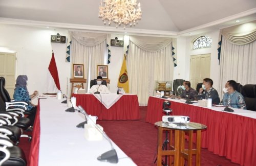 Setda Prov Kalteng - Sekda Kalteng Ikuti Rapat Koordinasi Bela Pengadaan Online Pemerintahan Daerah