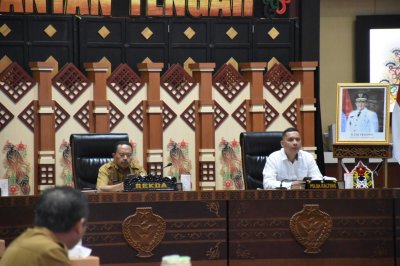 Setda Prov Kalteng - Pemprov Kalteng Ikuti Rapat Koordinasi Pengendalian Inflasi Daerah Bersama ...