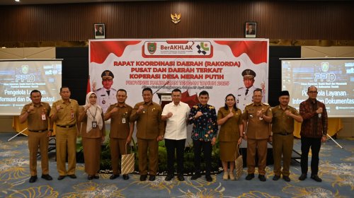 Setda Prov Kalteng - Wagub Edy Pratowo Buka Rakorda Pusat dan Daerah Terkait Koperasi Desa ...