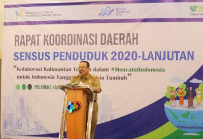Setda Prov Kalteng - Sekda Kalteng Ajak Masyarakat Sukseskan Sensus Penduduk 2020 Lanjutan