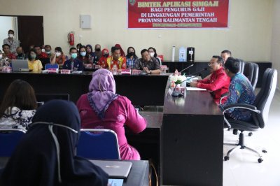 Setda Prov Kalteng - Sekda Kalteng Buka Bimtek Aplikasi SIM Gaji