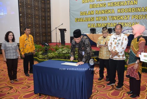 Setda Prov Kalteng - Rapat Koordinasi Teknis Bidang Kesehatan dalam rangka Evaluasi KP2S Tingkat ...