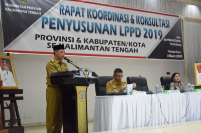 Setda Prov Kalteng - Sekda Kalteng: Penyusunan LPPD Perlu Data Lengkap dan Valid