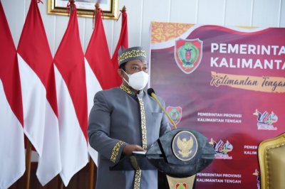 Setda Prov Kalteng - Hadiri Virtual Peringatan Hari Jadi ke-19 Lamandau, Wagub Kalteng Ajak ...