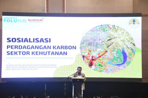 Setda Prov Kalteng - Sosialisasi Perdagangan Karbon Sektor Kehutanan di Buka Sekda Nuryakin