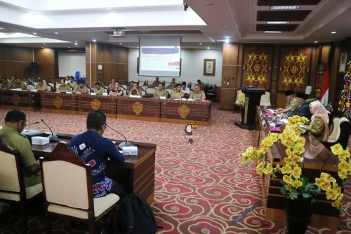 Setda Prov Kalteng - Rapat Teknis Tingkat Kematangan UKPBJ Provinsi Kalimantan Tengah Tahun 2019