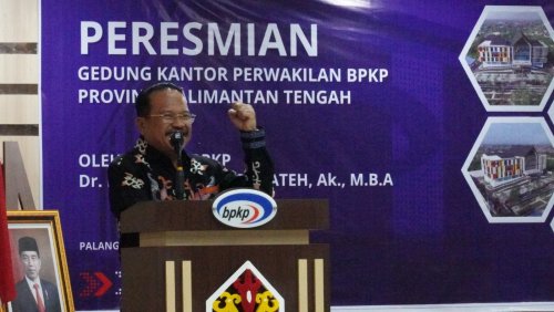 Setda Prov Kalteng - Sekda Hadiri Peresmian Gedung Kantor Perwakilan BPKP Kalteng