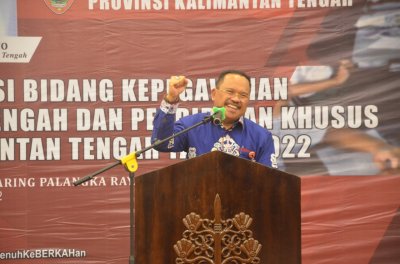 Setda Prov Kalteng - Sekda Resmi Buka Rakor Bidang Kepegawaian Pendidikan Menengah dan Khusus se ...
