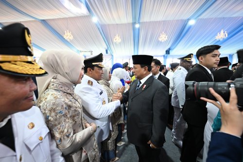 Setda Prov Kalteng - Agustiar Sabran dan Edy Pratowo Resmi Dilantik Presiden Prabowo Subianto ...