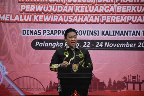 Setda Prov Kalteng - Wagub Edy Pratowo Buka Rakorda DP3AKB se-Kalteng
