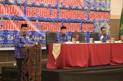 Setda Prov Kalteng - Musprov Tetapkan Sekda Nuryakin Sebagai Ketua DPP KORPRI Kalteng